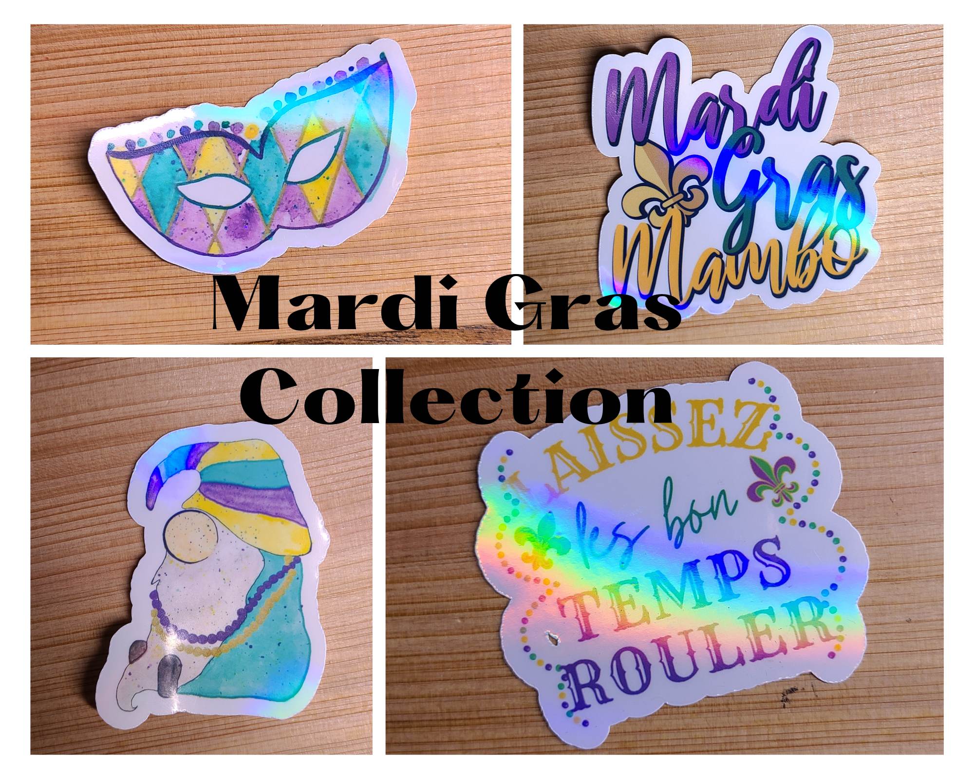 Mardi Gras Stickers – Grumpy Cajun