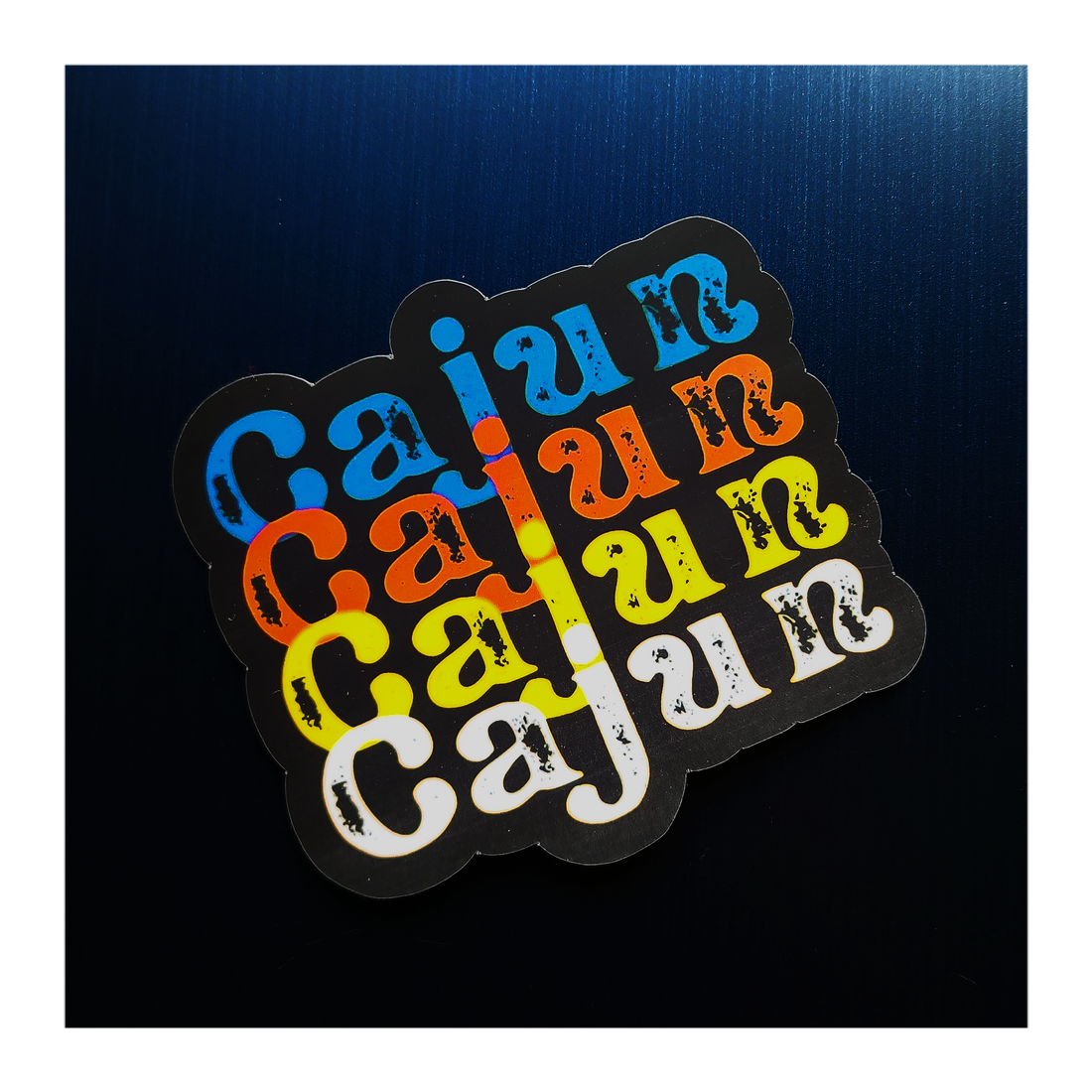 Colorful Cajun Sticker – Grumpy Cajun
